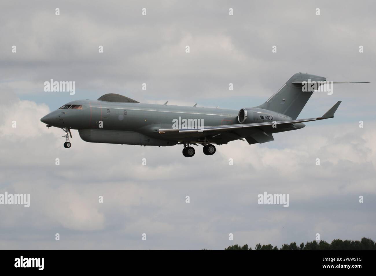 N691BD, ein Bombardier Sentinel R1, der von Raytheon Aircraft betrieben ...