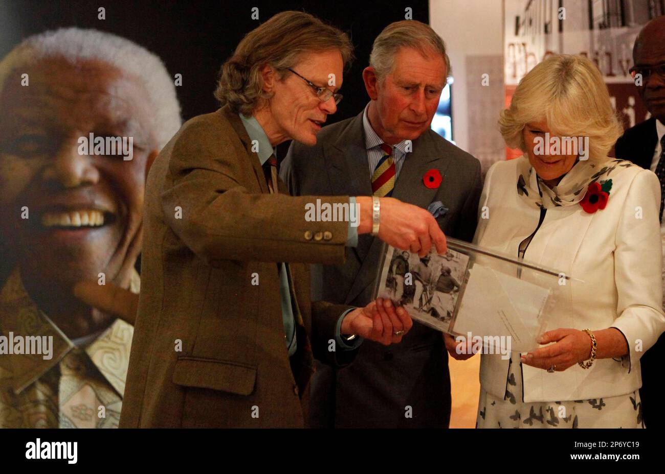 Britain's Prince Charles, center, and his wife, Camilla, the Duchess of ...