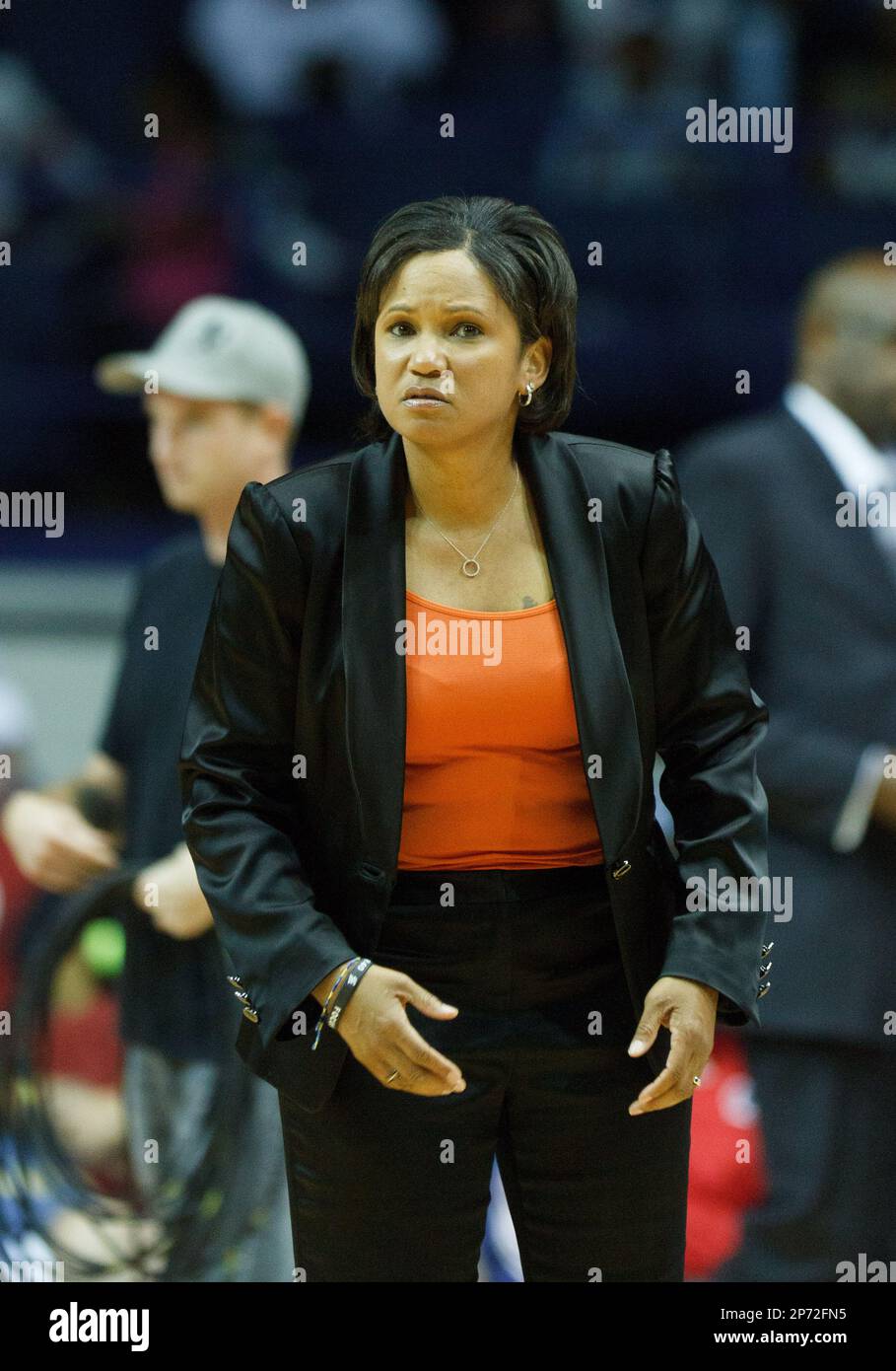August 26 2011: Chicago Sky basketball coach Pokey Chatman, seen here ...