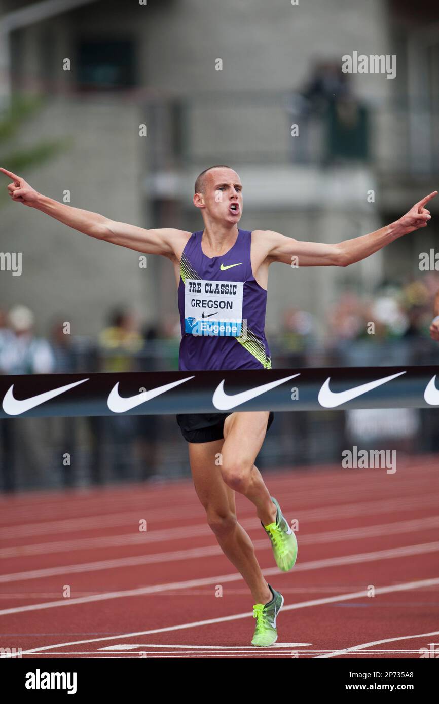 Australian middle distance runner Ryan Gregson competes in the ...