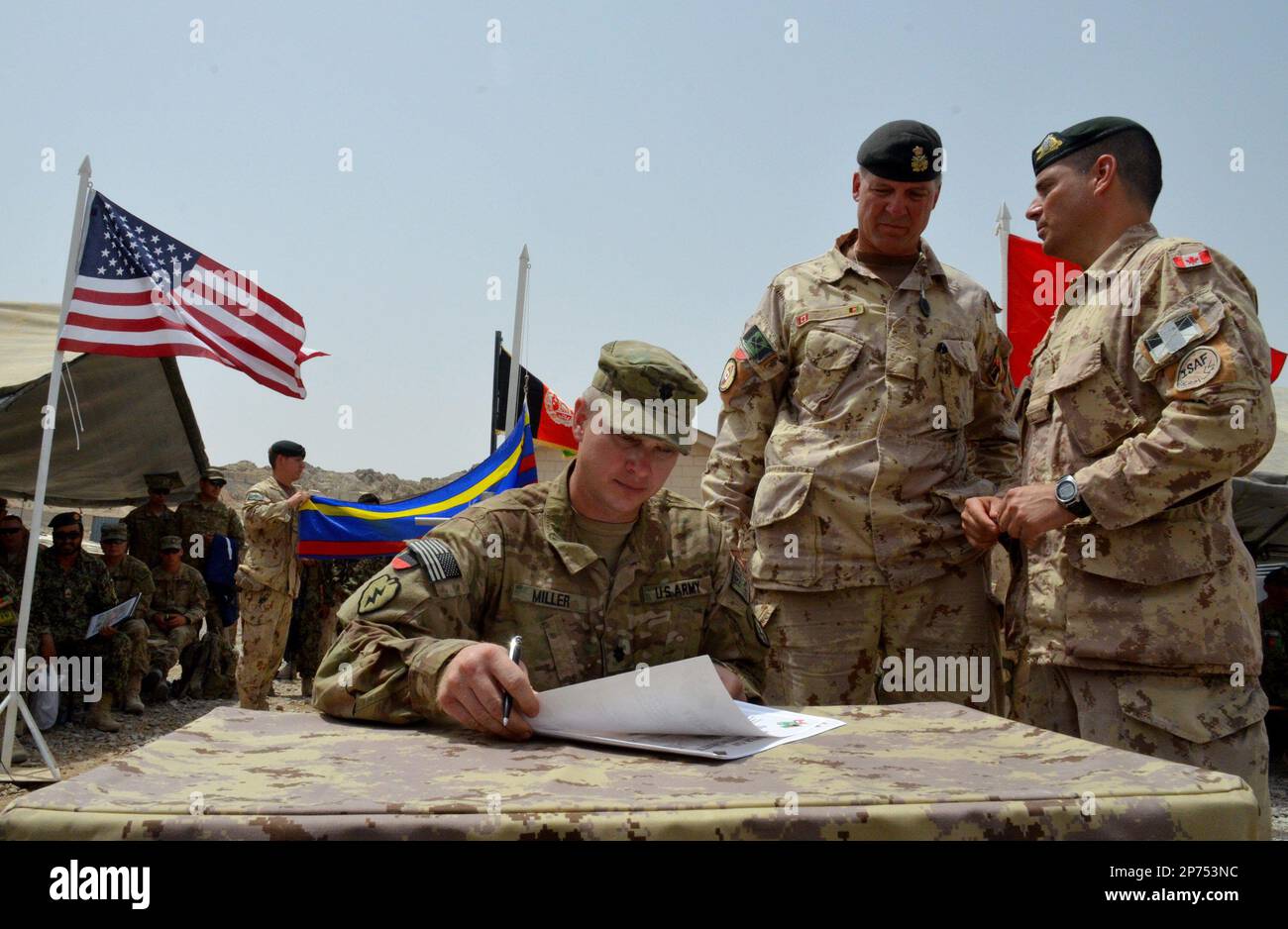 Lt.Col. Michel Henri St- Louis, the commander of the 1st Battalion ...