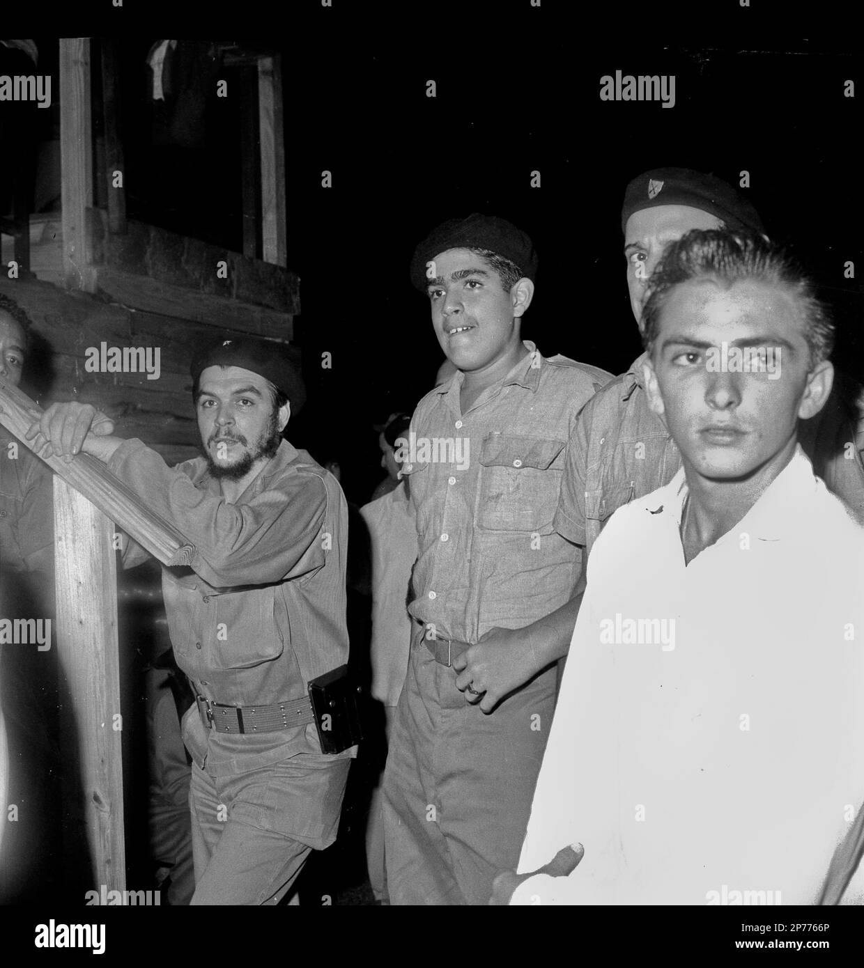 Cuban revolutionary hero Ernesto "Che" Guevara is photographed with a ...