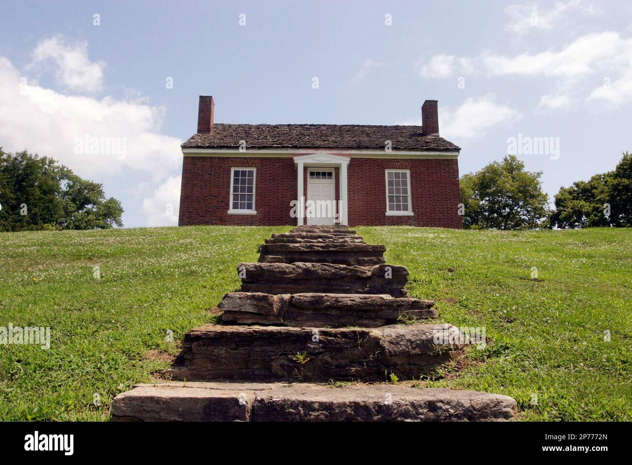 FILE - This July 28, 2004 file photo shows the home of Rev. John Rankin ...