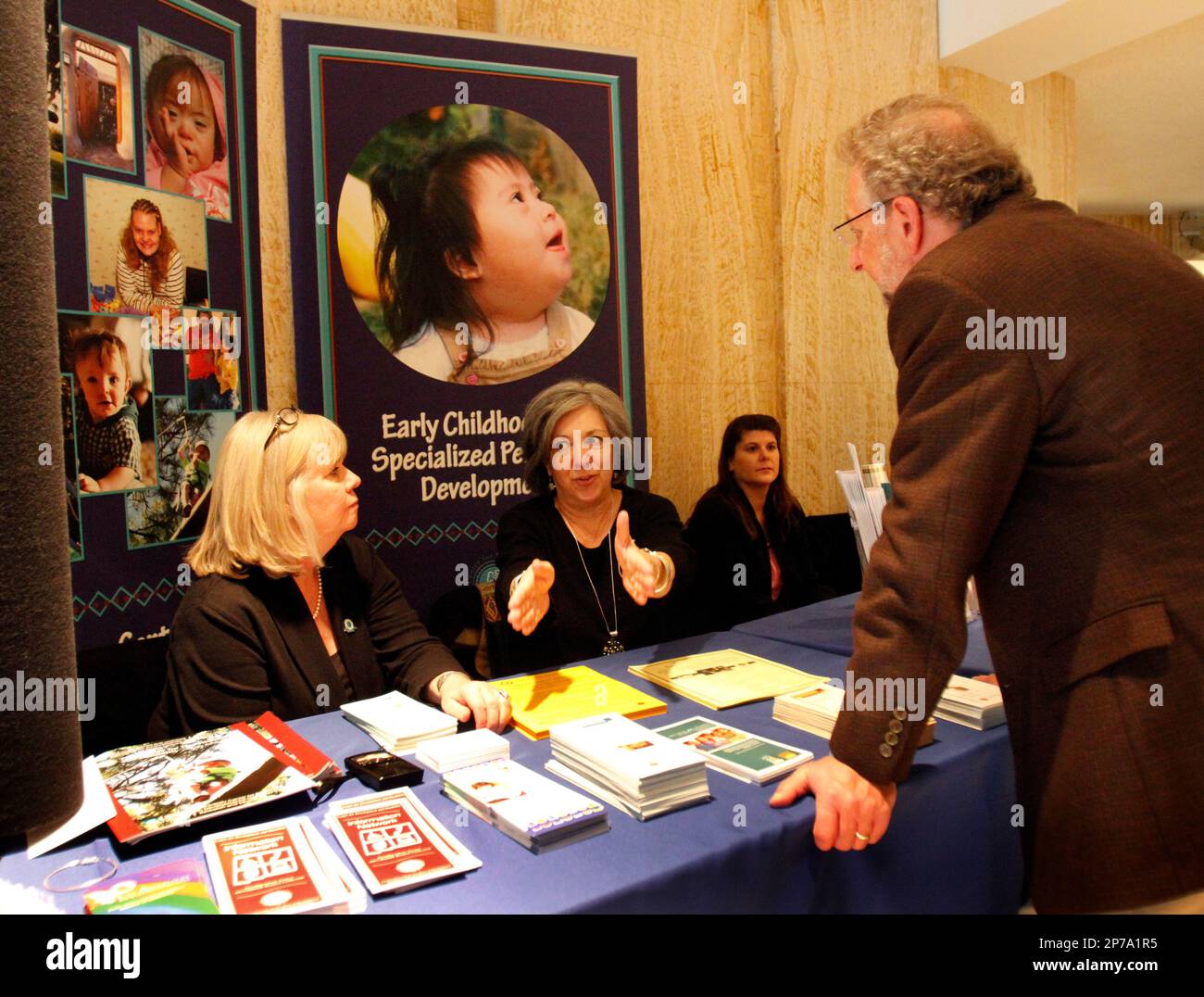 From left, Early Childhood & Specialized Personnel Development workers ...