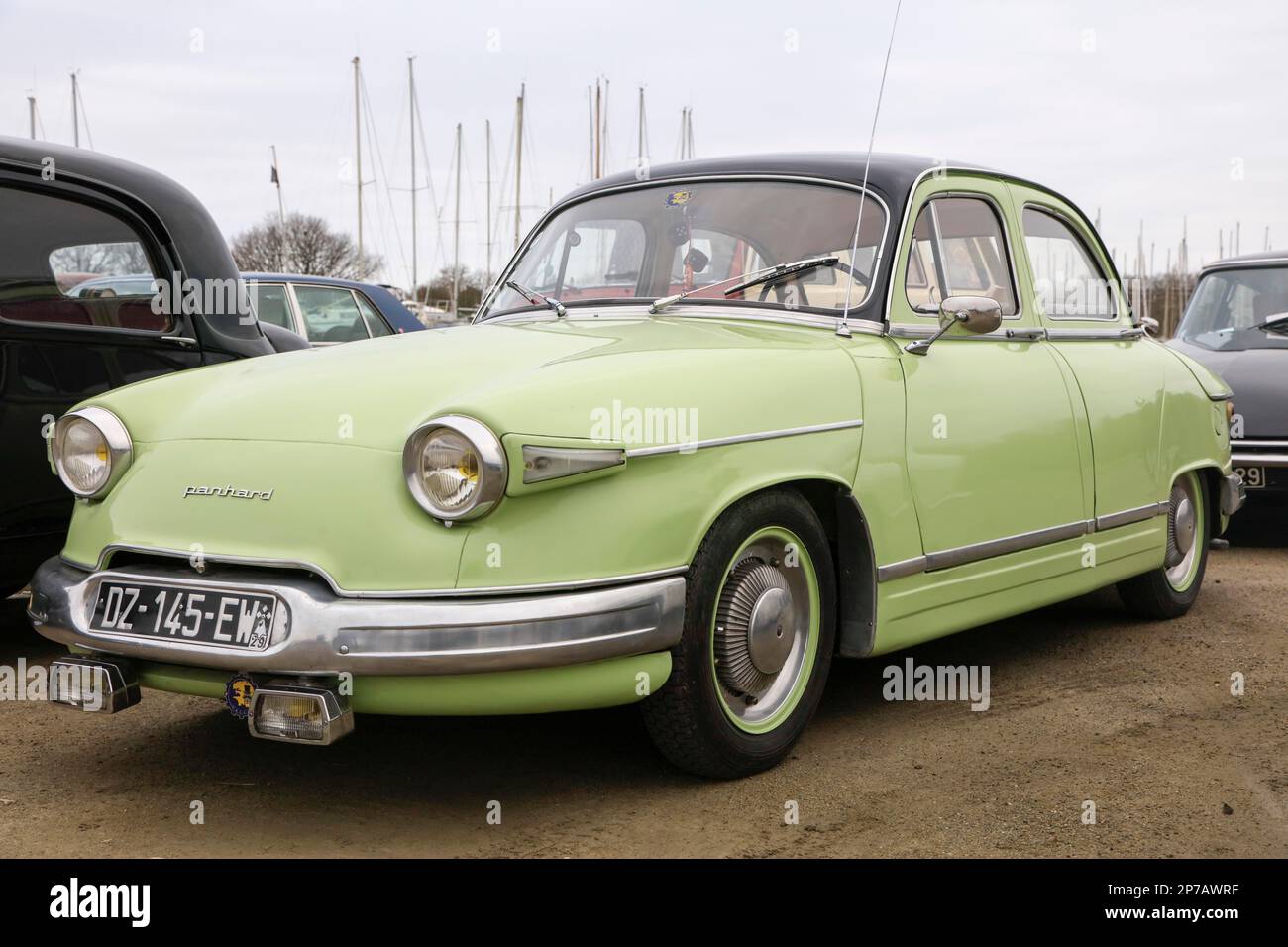 Panhard PL17 Tigre, Classic Car Meeting, Plougastel-Daoulas, Finistere ...