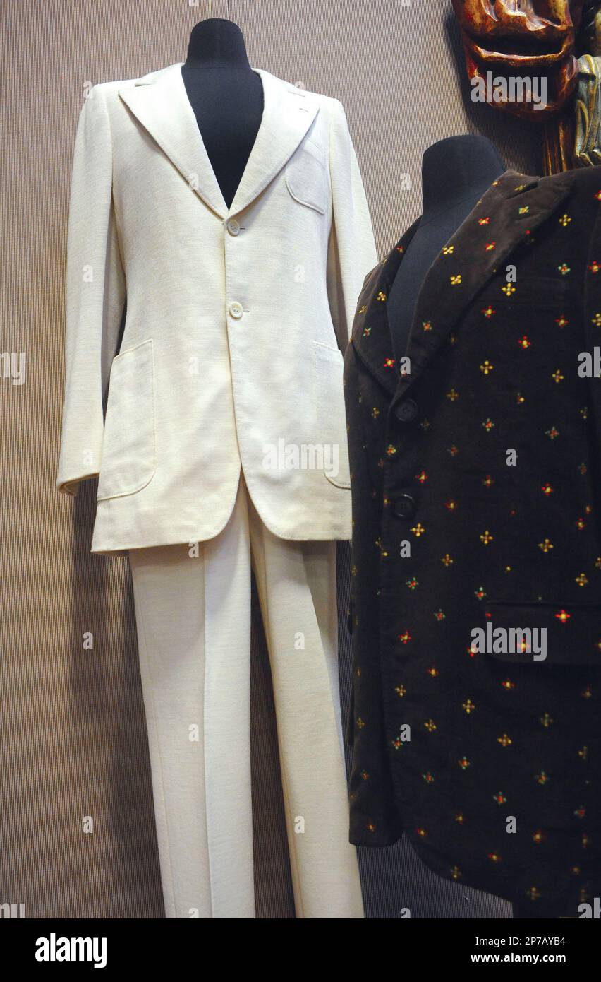 FILE -- This Monday, Dec. 13, 2010 file photo shows two outfits worn by ...