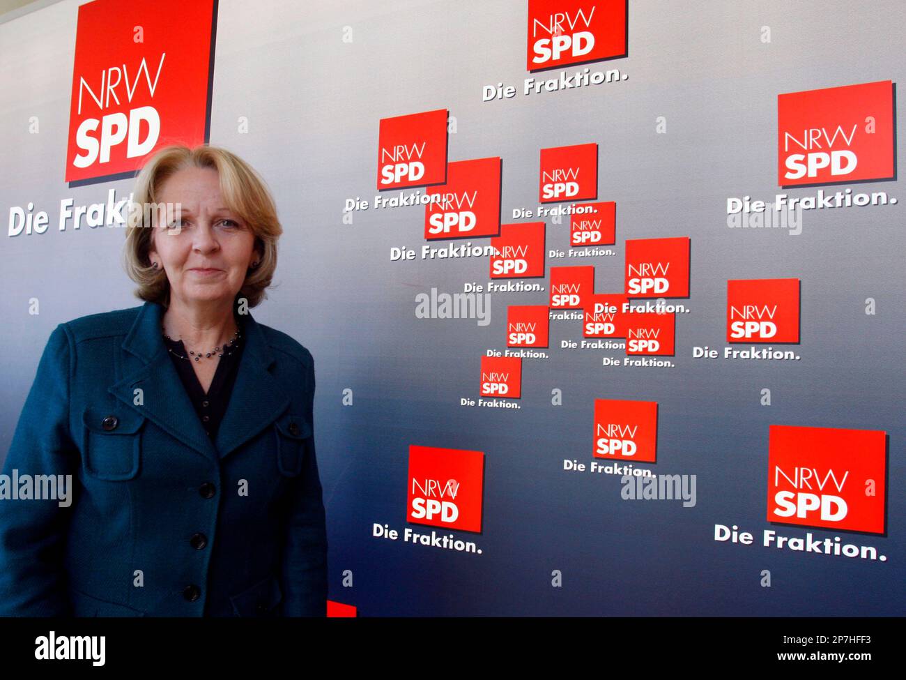 Die Spitzenkandidatin der Sozialdemokratischen Partei Deutschlands, SPD, in Nordrhein-Westfalen ...