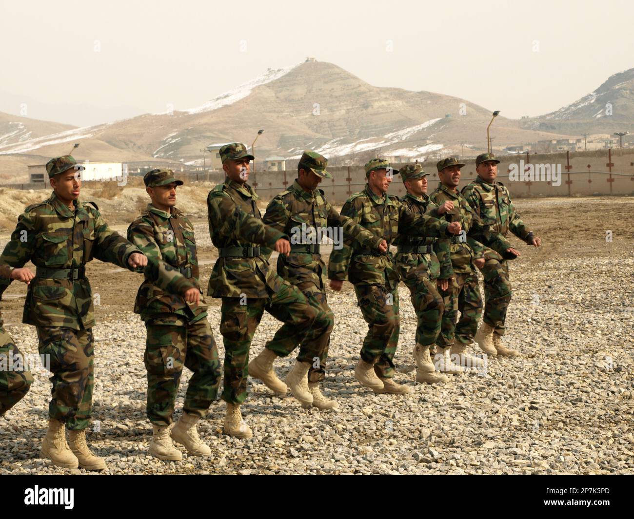 Afghan soldiers undergo basic military training under instructions by ...
