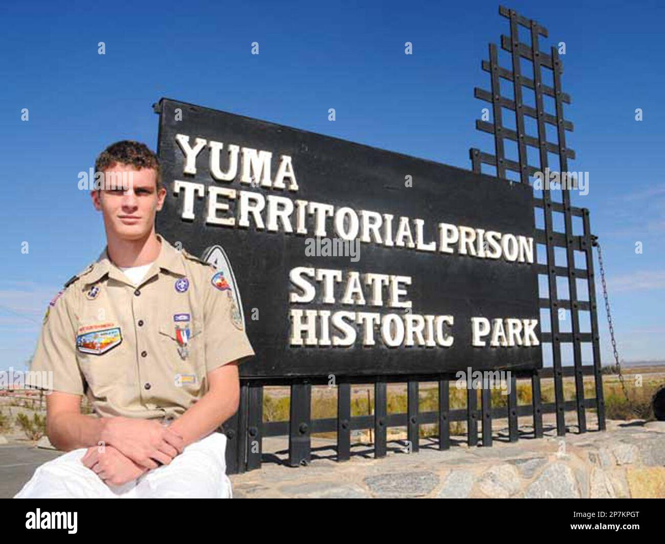 In this Dec. 2009 photo, Robert White III, a Kofa High School senior ...