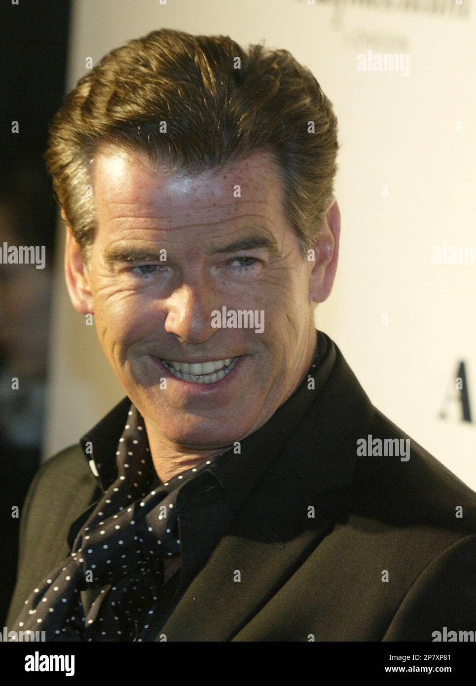 Irish actor Pierce Brosnan, former 007 James Bond actor, attends the ...