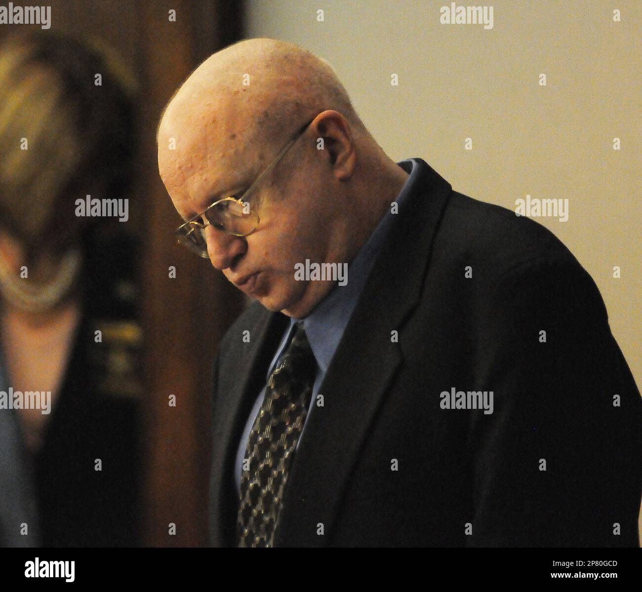David Edenfield enters a courtroom in the Glynn County Courthouse in Brunswick, Ga. on Tuesday ...