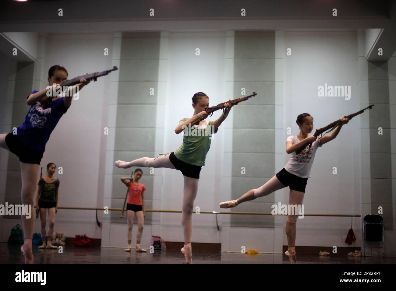 In this photo taken Aug. 21, 2009, dancers from the National Ballet of ...