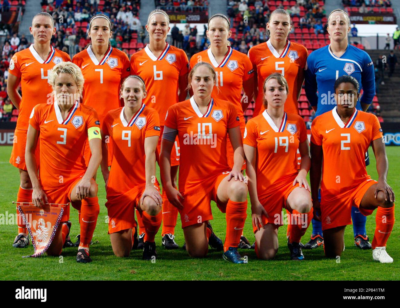 Team members of THe Netherlands, first row from left: Daphne Koster ...