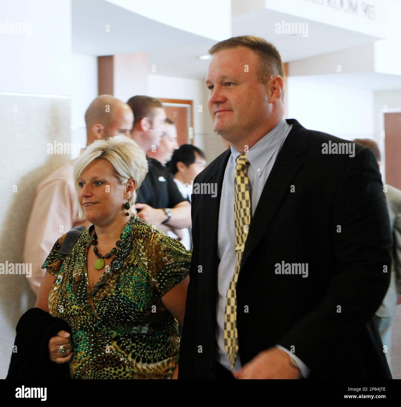 Former high school football coach David Jason Stinson enters the ...