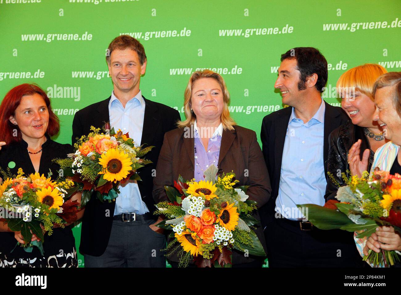 Die Spitzenkandidatin von Buendnis 90/Die Gruenen in Thueringen, Astrid ...