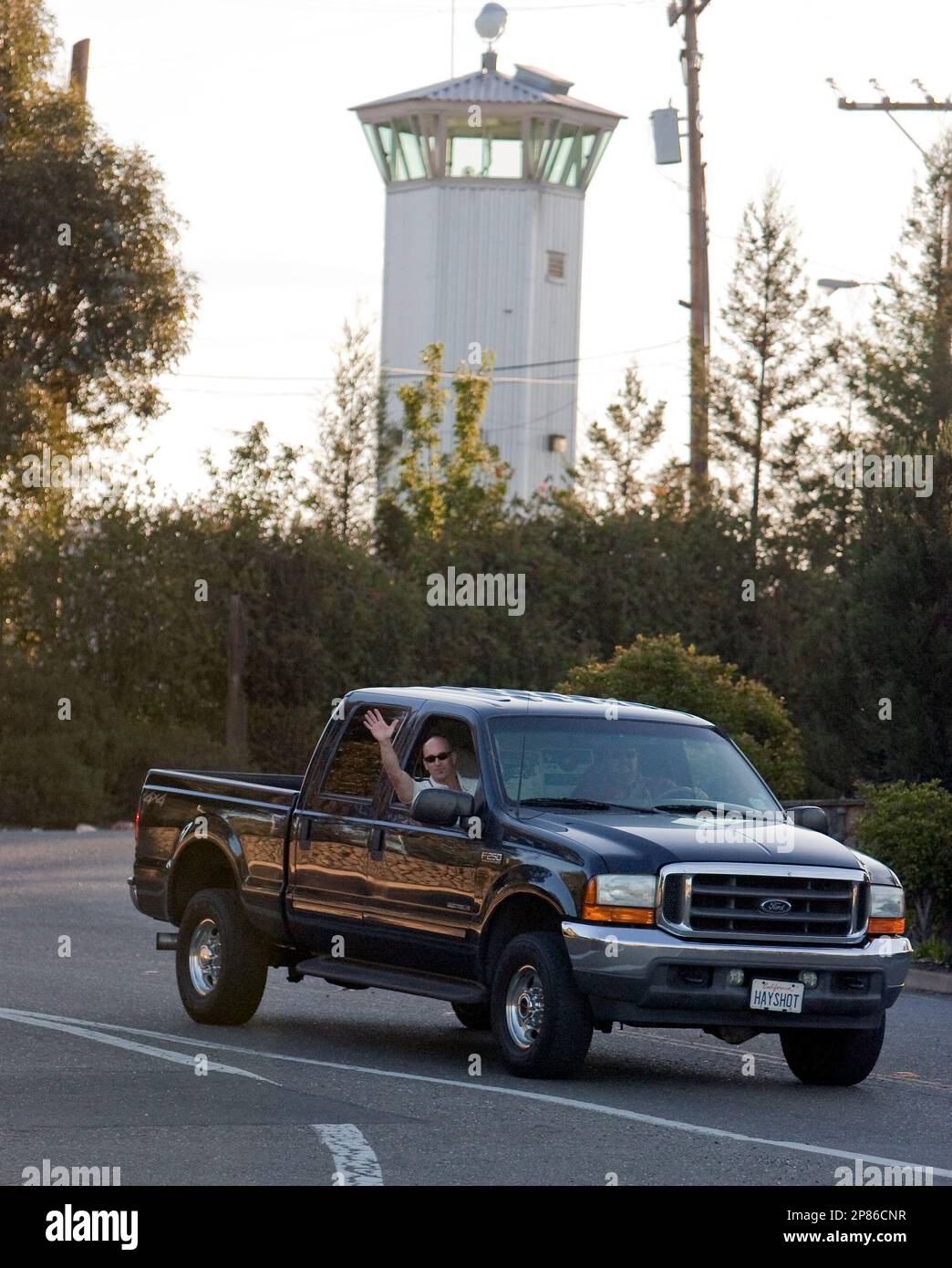 Bruce Lisker stops at a gas station moments after Lisker was released ...