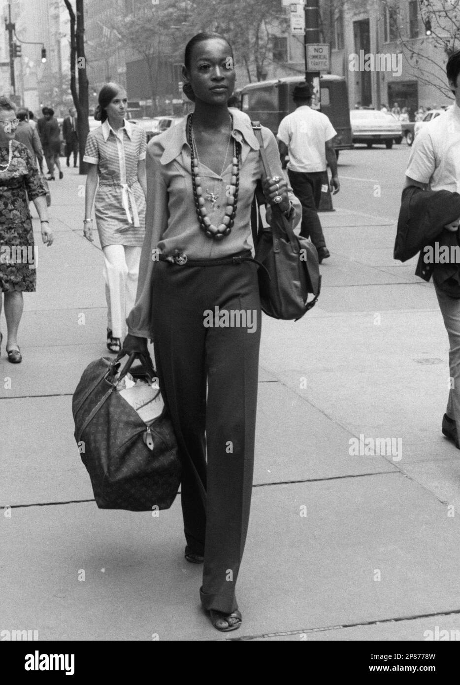 FILE- This June 23, 1969 file photo shows model Naomi Sims in New York ...