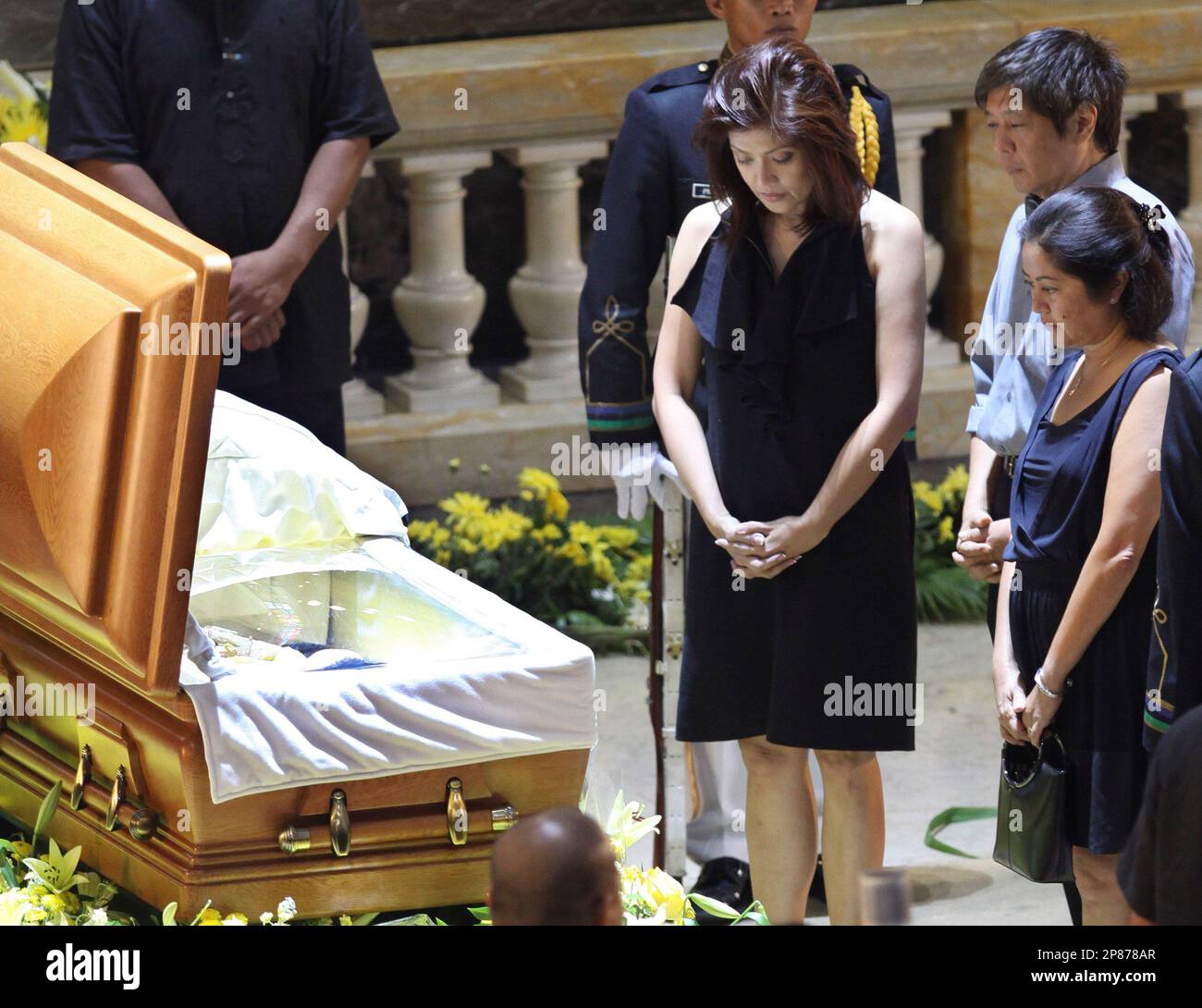 Maria Imelda Josefa "Imee" Marcos, left, and Ferdinand Marcos Jr ...