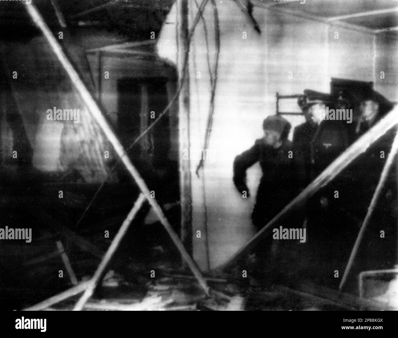 FILE - In this July 1944 file picture, Hitler and Mussolini are seen ...