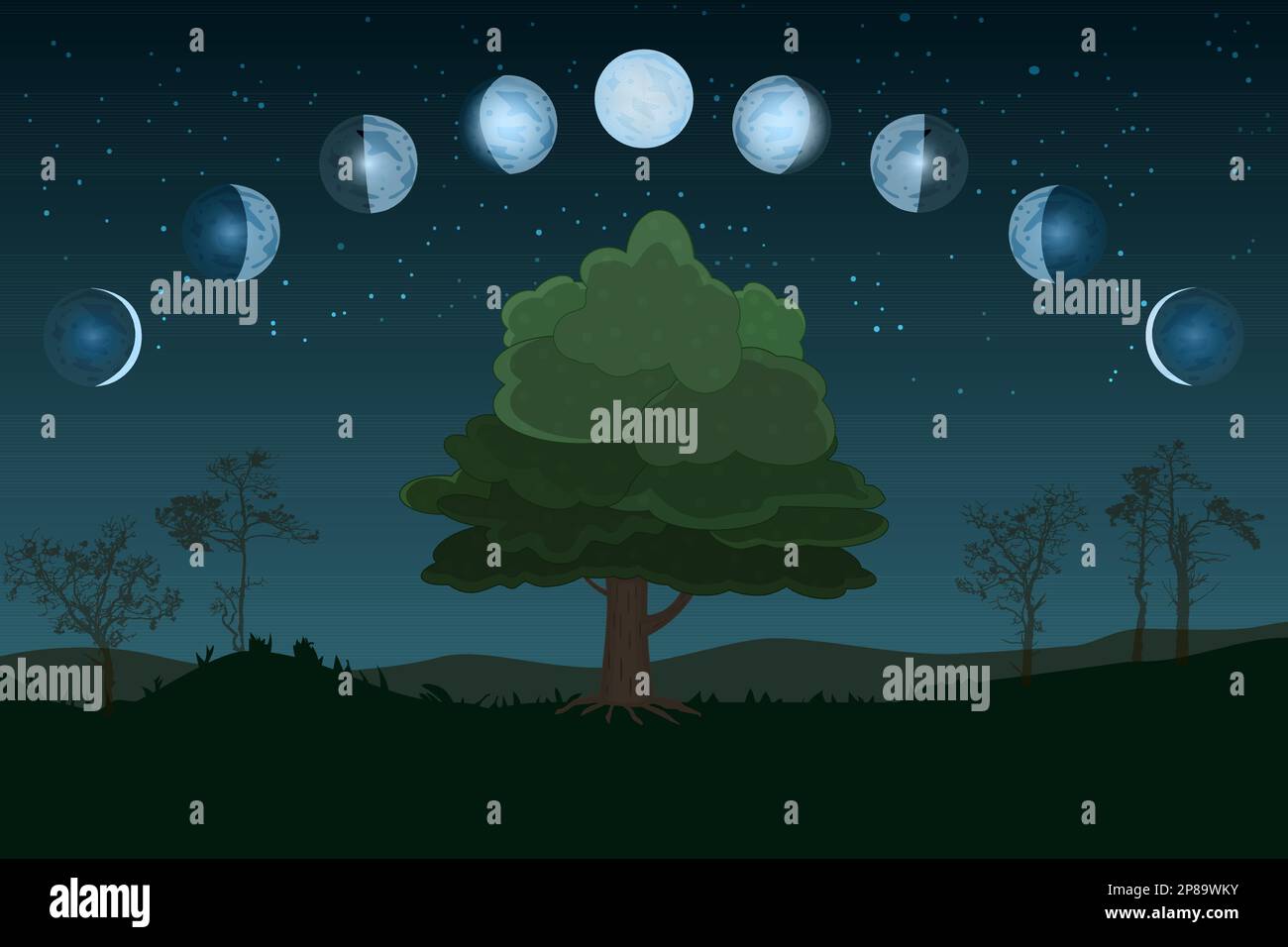 Fases del eclipse Stock-Vektorgrafiken kaufen - Seite 2 - Alamy