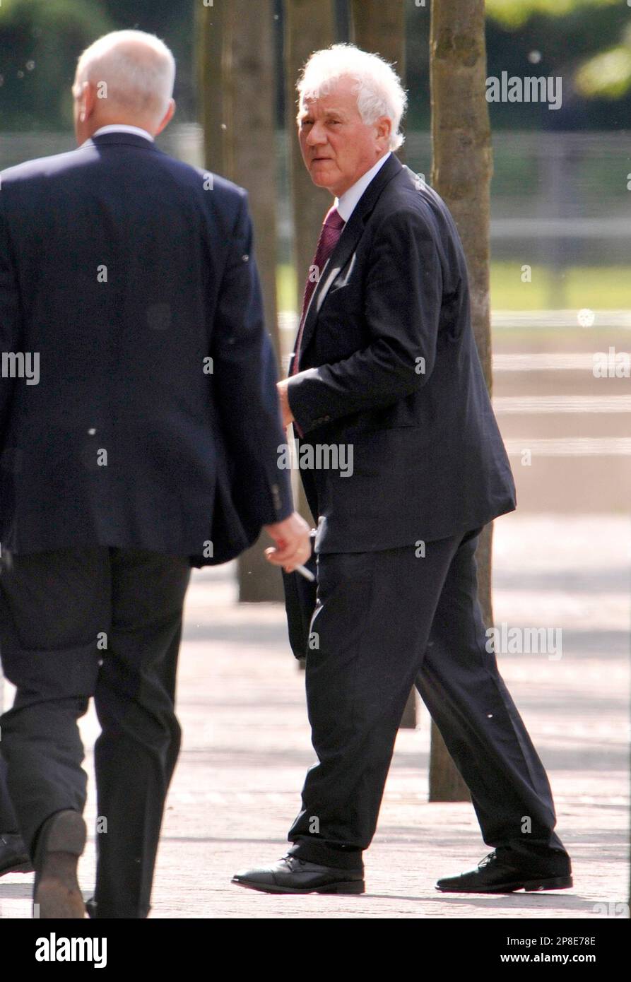 Magna International Inc. Chairman Frank Stronach arrives for a meeting ...