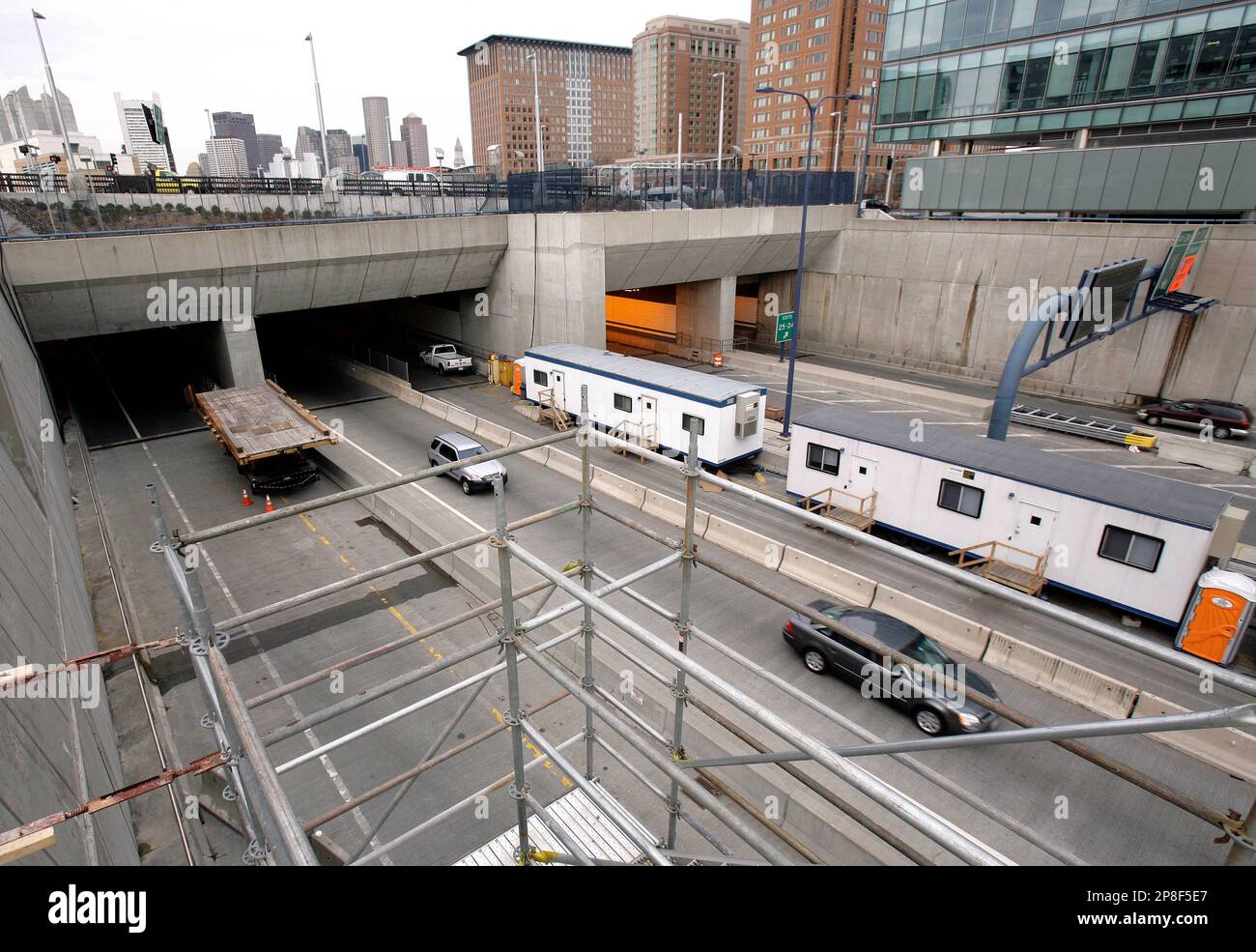 FILE - In this Dec. 16, 2006 file photo, cars emerge form the ...