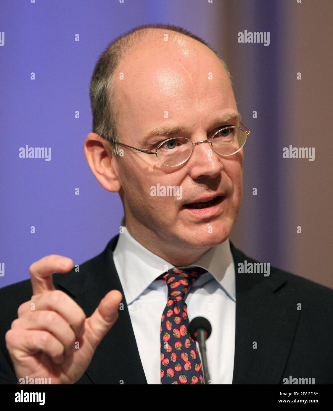 ARCHIV - Martin Blessing, Vorstandschef der Commerzbank, spricht am 11 ...