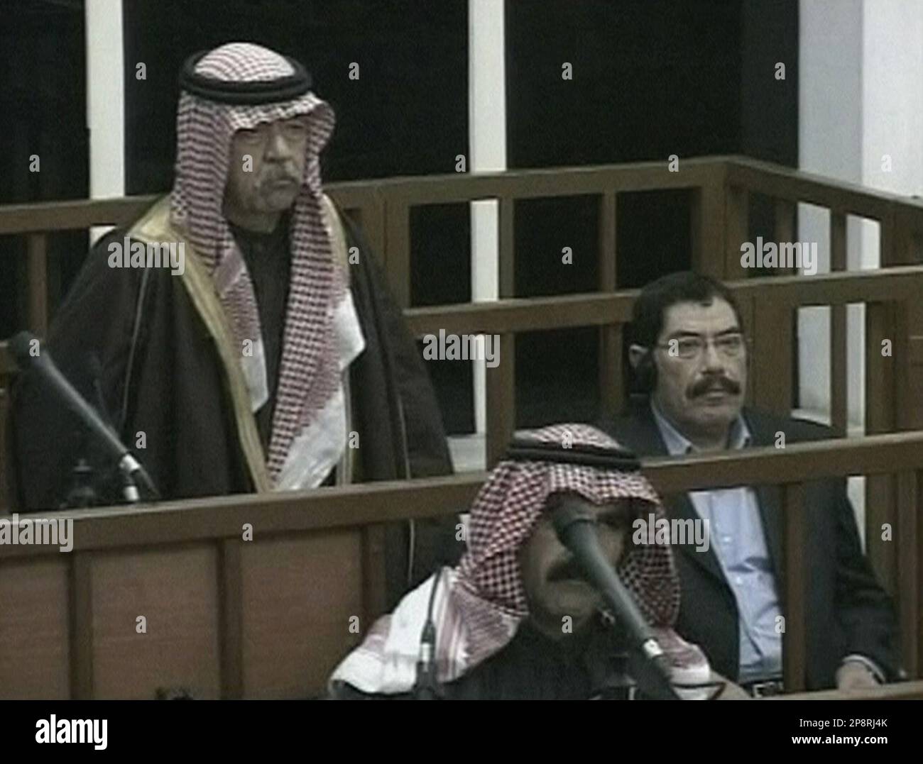 In this image made from television Ali Hassan al-Majid, known as ...