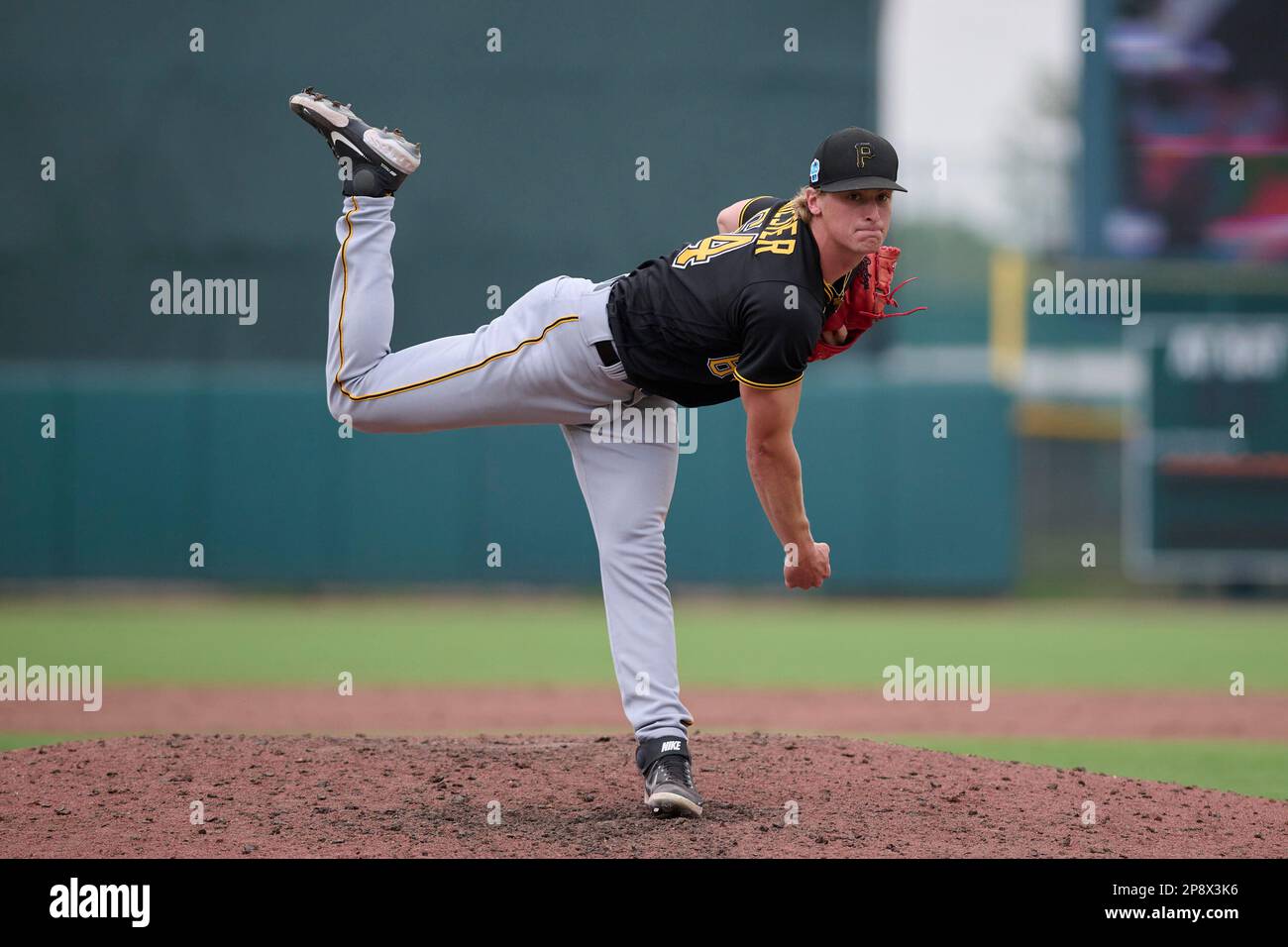 Pittsburgh Pirates pitcher Quinn Priester (64) during a spring training ...