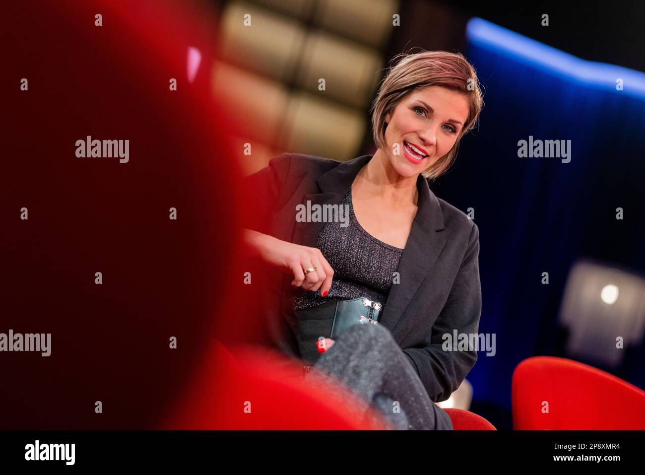 Köln, Deutschland. 09. März 2023. Anna-Maria Zimmermann, Popsängerin ...