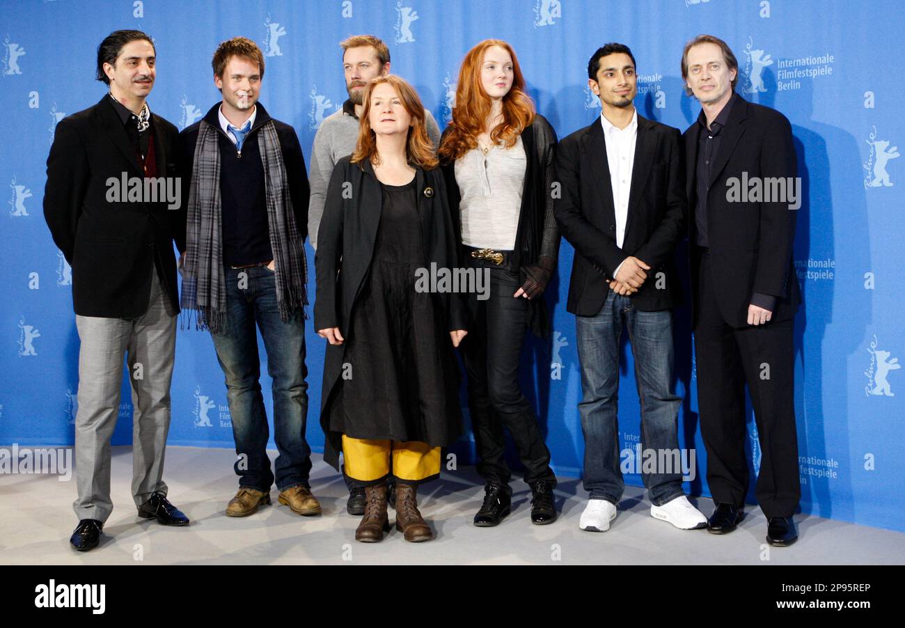 Director Sally Potter, center, is surrounded by actors Simon Abkarian ...