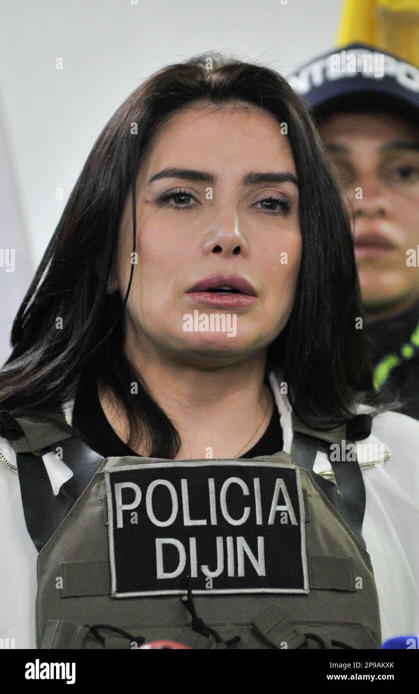 Colombian former congresswoman Aida Merlano stands at the National ...