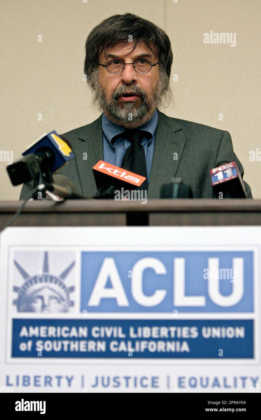 Mark Rosenbaum, legal director for the American Civil Liberties Union of Southern California ...