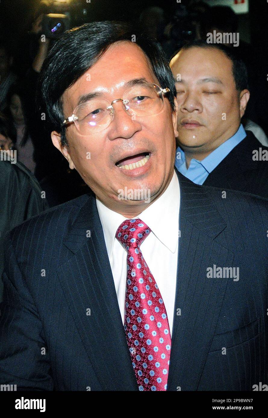 Taiwan's former president Chen Shui-bian is seen as he leaves the ...