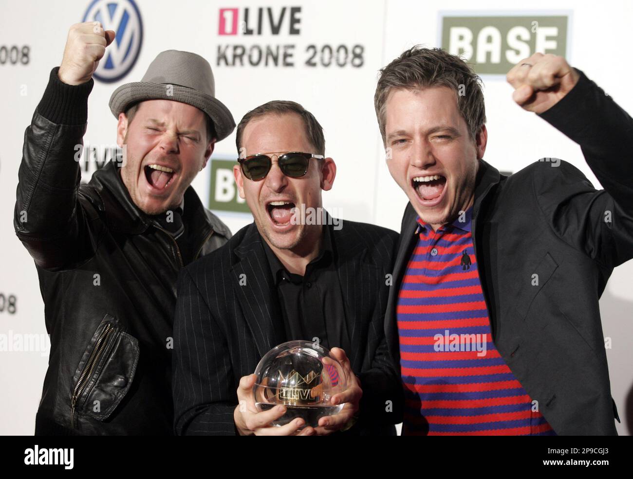 Die deutsche Band Fettes Brot haelt am Donnerstag, 4. Dezember 2008 ...