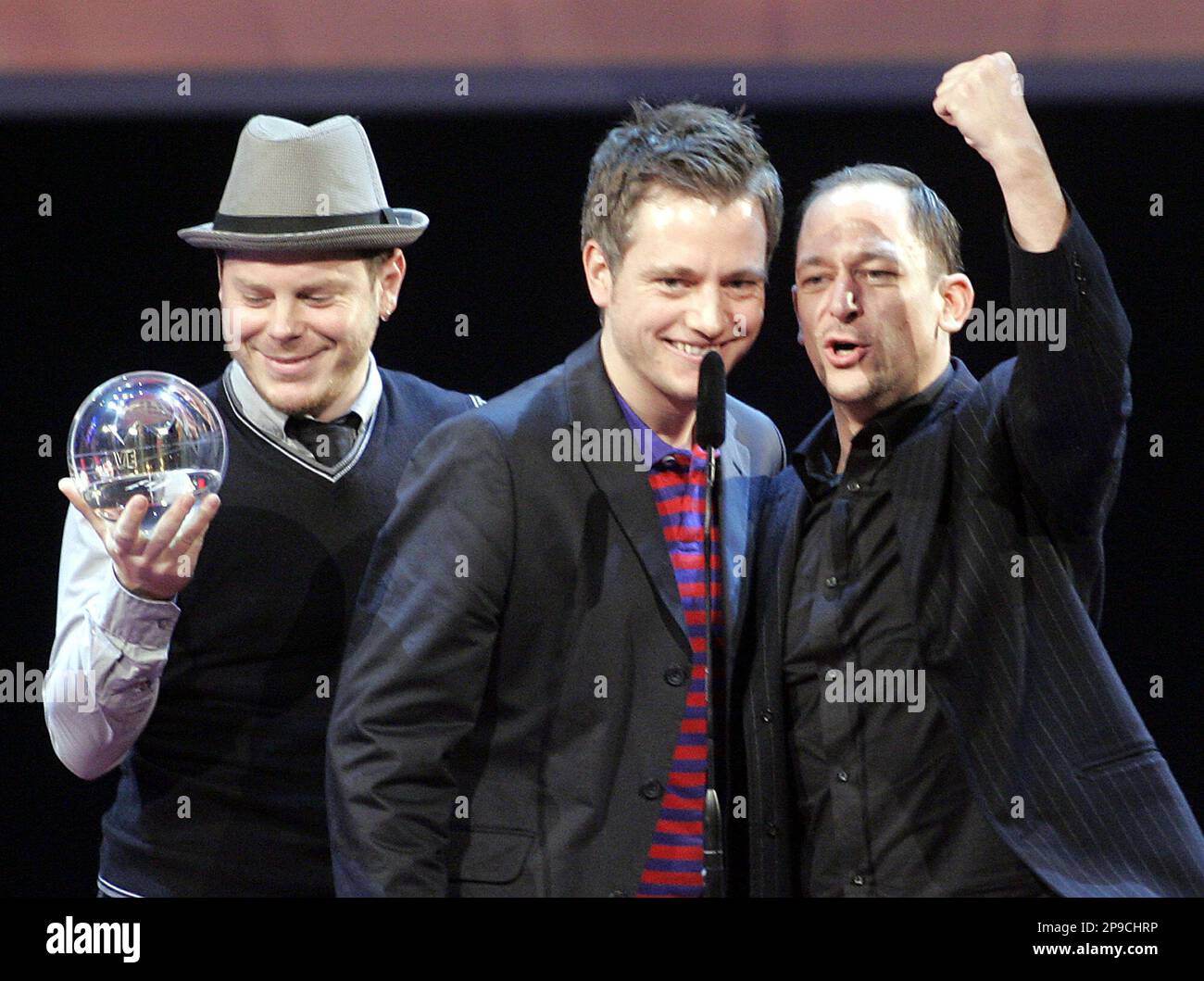 Die deutsche Band Fettes Brot haelt am Donnerstag, 4. Dezember 2008, in ...