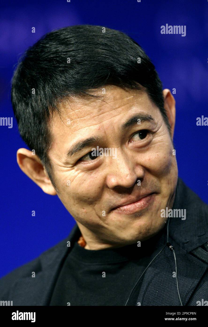China's movie star Jet Li attends the Clinton Global Initiative Asia ...