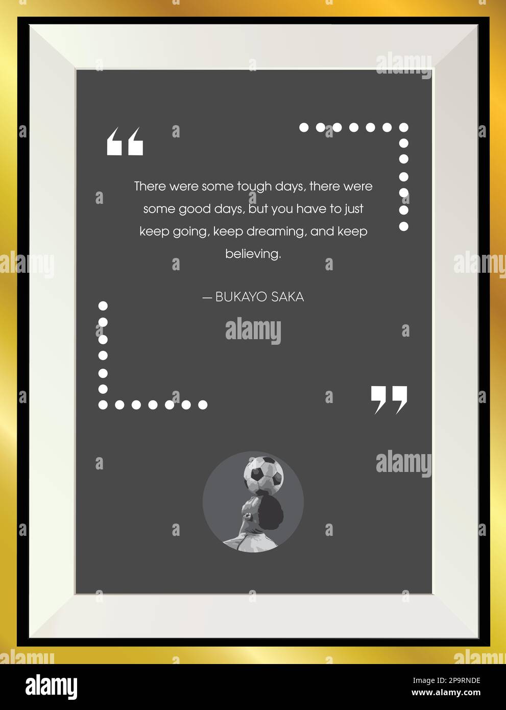 Bukayo Saka Zitate für Inspiration und Motivation - Poster Bukayo Saka ...