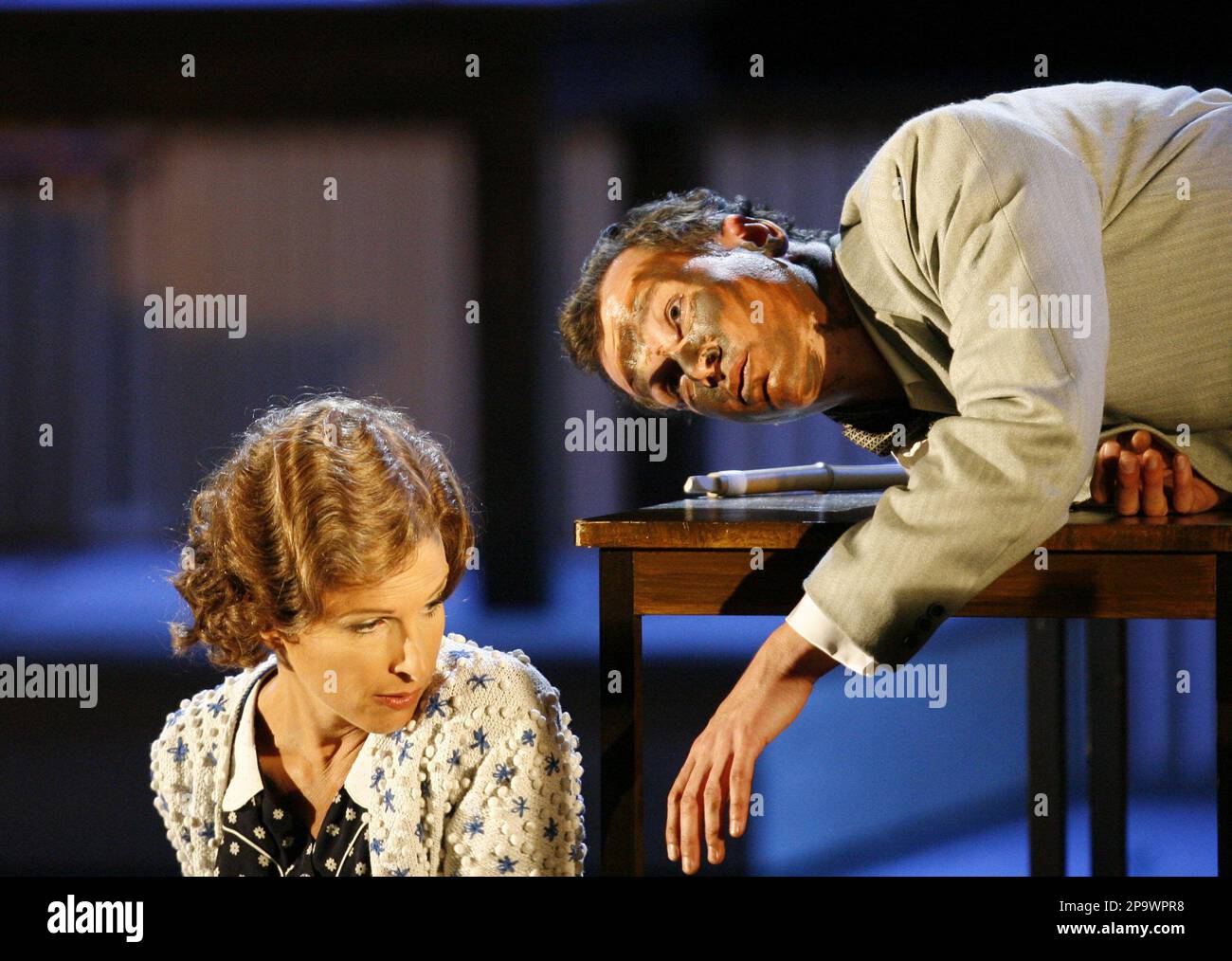 Matthias Klink and Nicola Beller Carbone in Ernst Krenek's opera Karl V ...