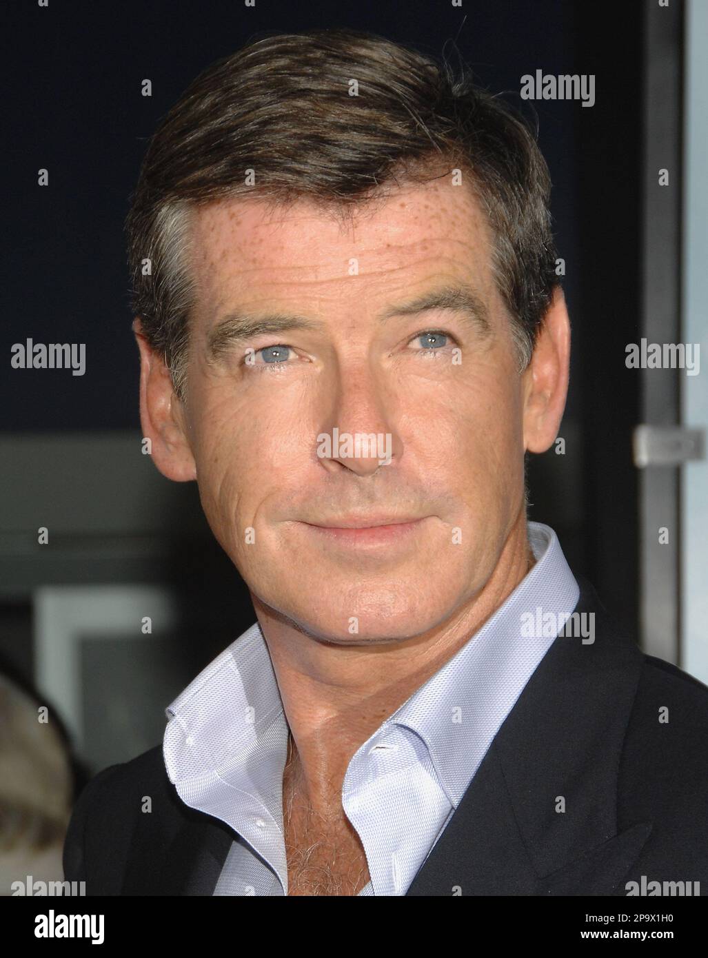 Actor Pierce Brosnan attends the American premiere of "Mamma Mia" at ...