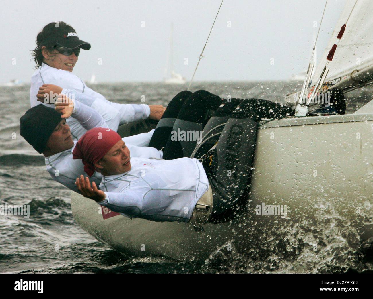Ute Hoepfner, vorne, Julia Bleck, Mitte, und Ulrike Schuemann, hinten ...