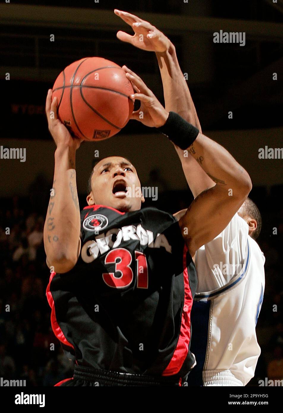 ** FILE ** In this March 19, 2007, file photo, Georgia guard Billy ...