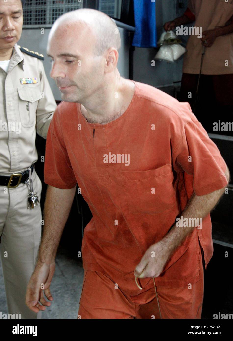 Christopher Paul Neil, a 32-year-old Canadian teacher, disembarks from ...