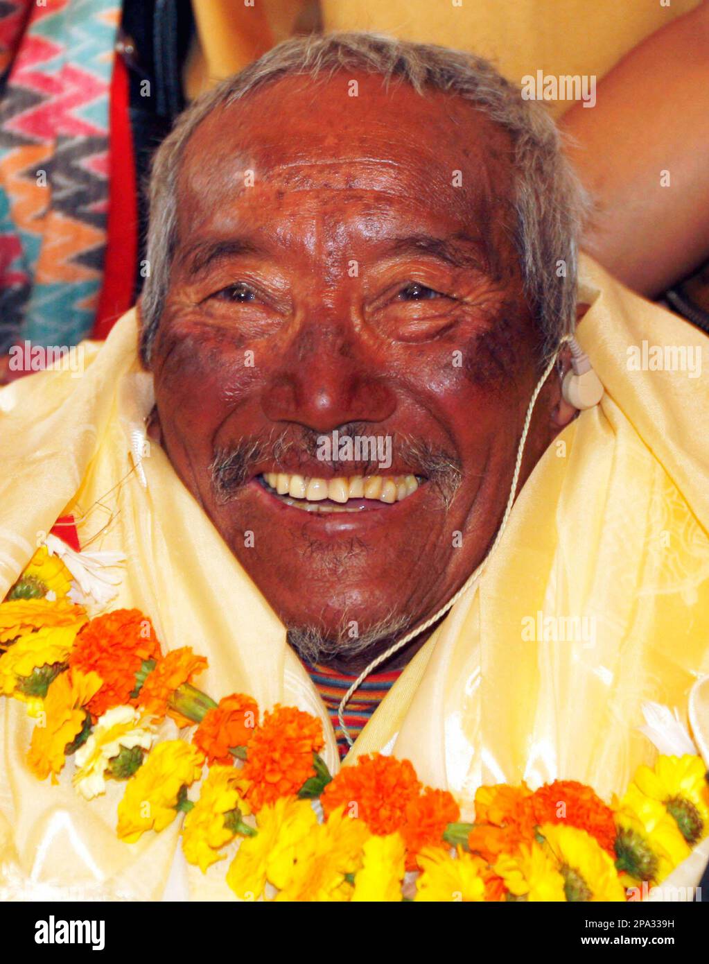 Min Bahadur Sherchan, 76, the world’s oldest person to climb the world ...