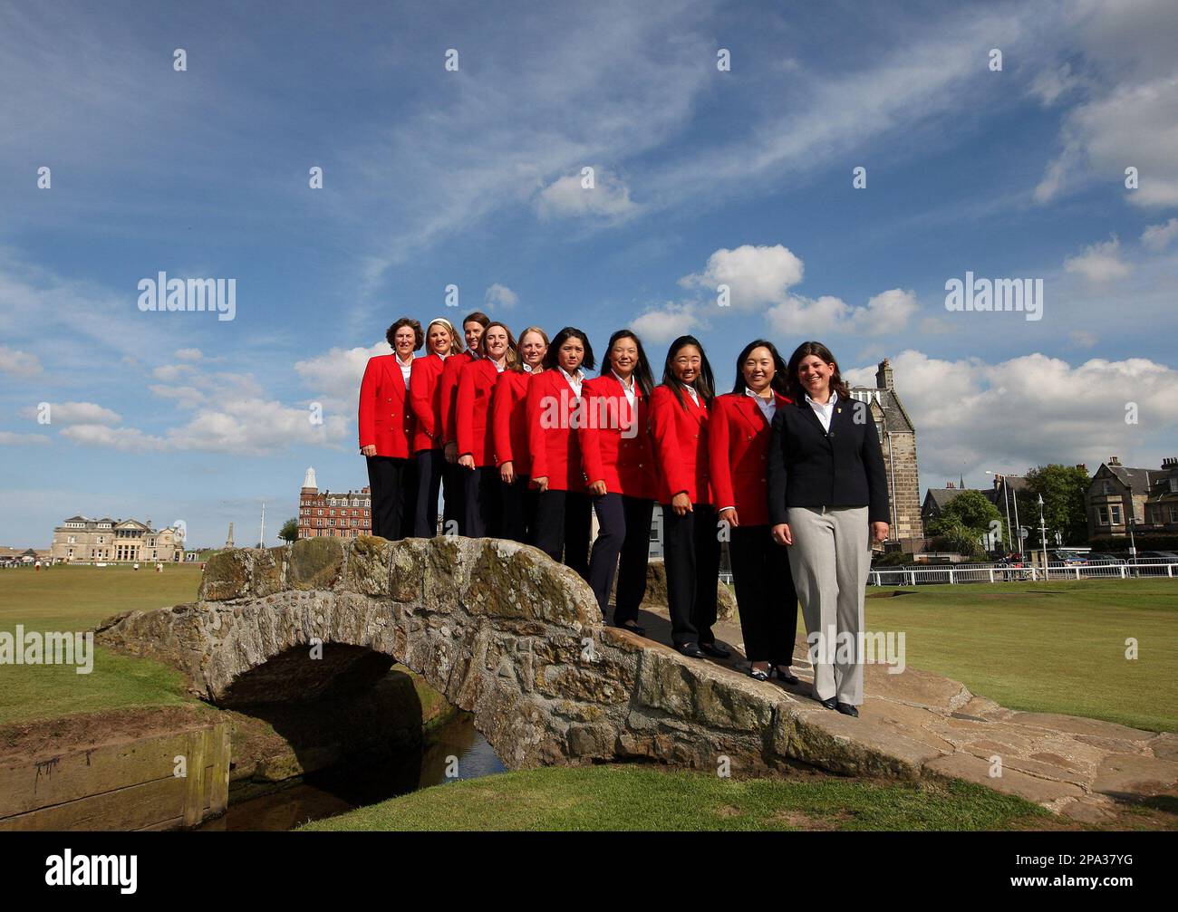 U.S. Curtis Cup team, from left, Carol Semple Thompson, Amanda ...