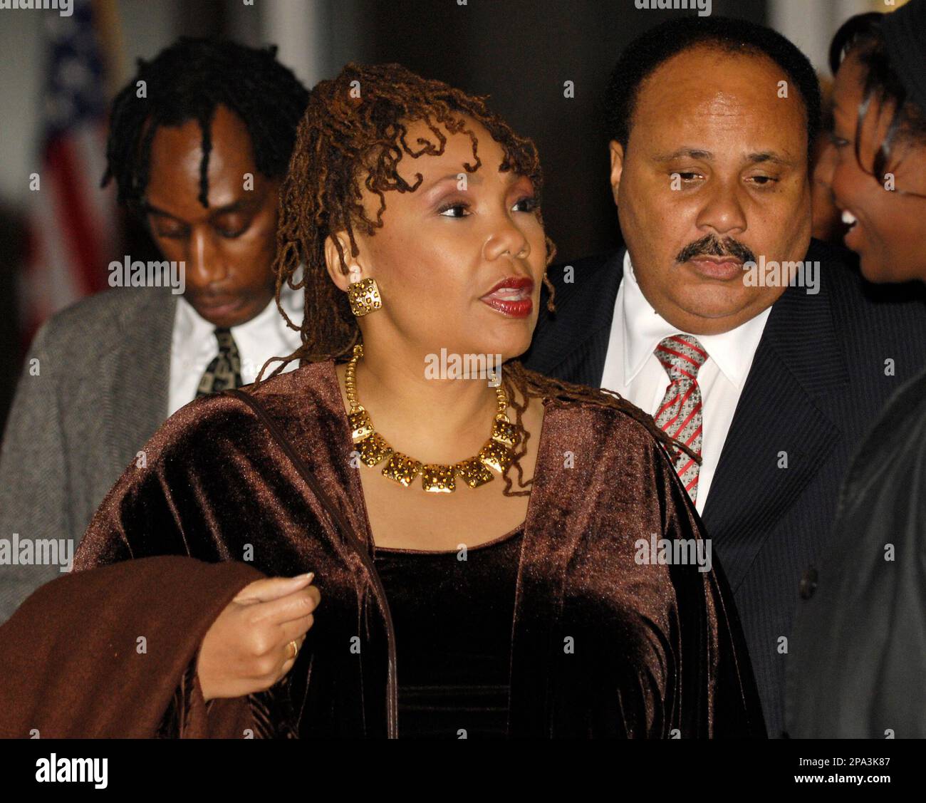 ** FILE ** In this Nov. 13, 2006 file photo, Yolanda King, left, and ...