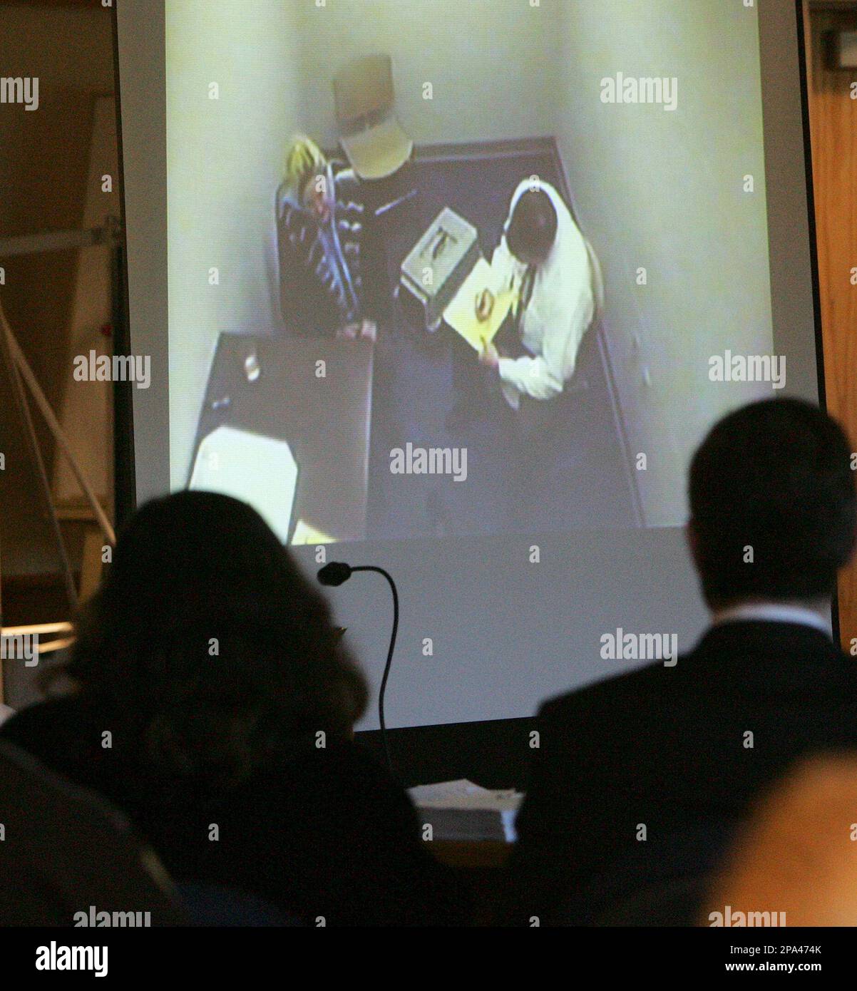 Admitted killer Sheila LaBarre, left, sits with one of her lawyers ...