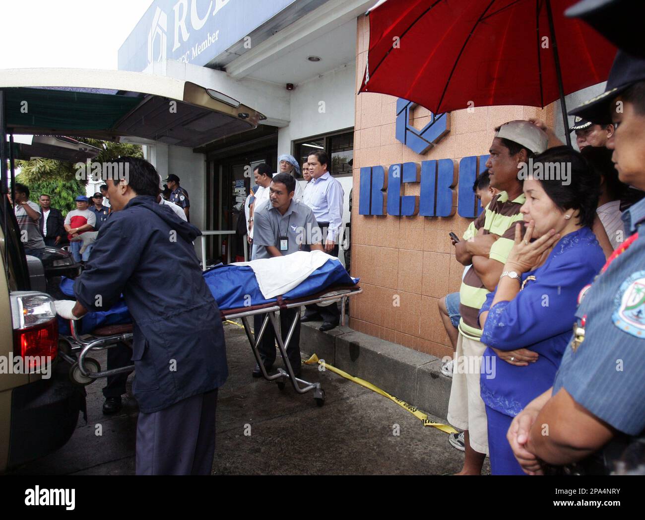 The body of one of nine victims in the bloodiest bank robbery in the ...