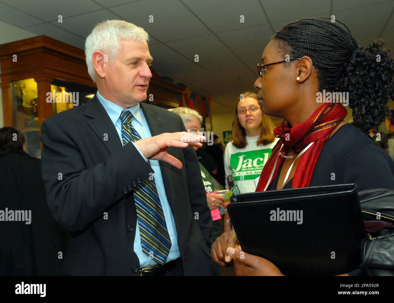 Jack Nelson-Pallmeyer, a Democratic candidate for U.S. Senate talks ...