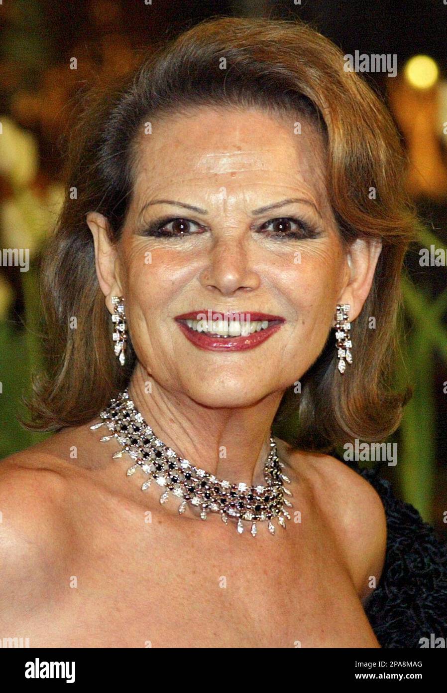 ** FILE ** Italian actress Claudia Cardinale poses during a photo call ...